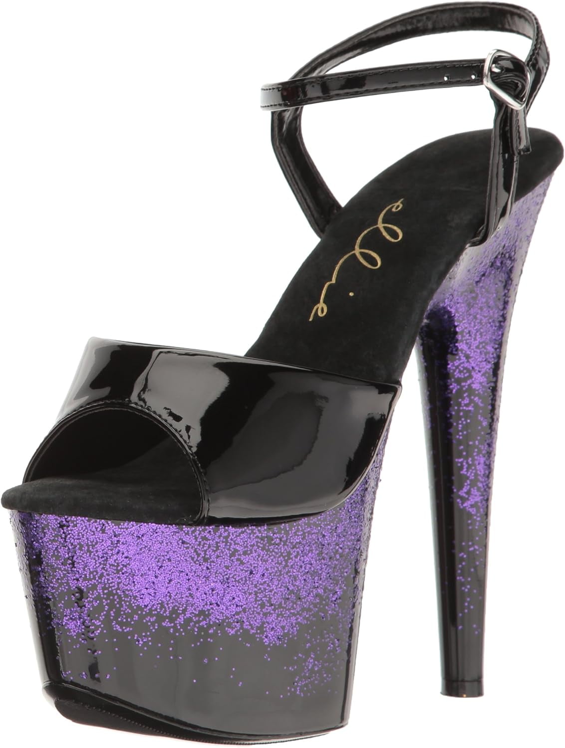 Ellie Shoes Women's 709-cari Platform Sandal 7 Purple - Walmart.com