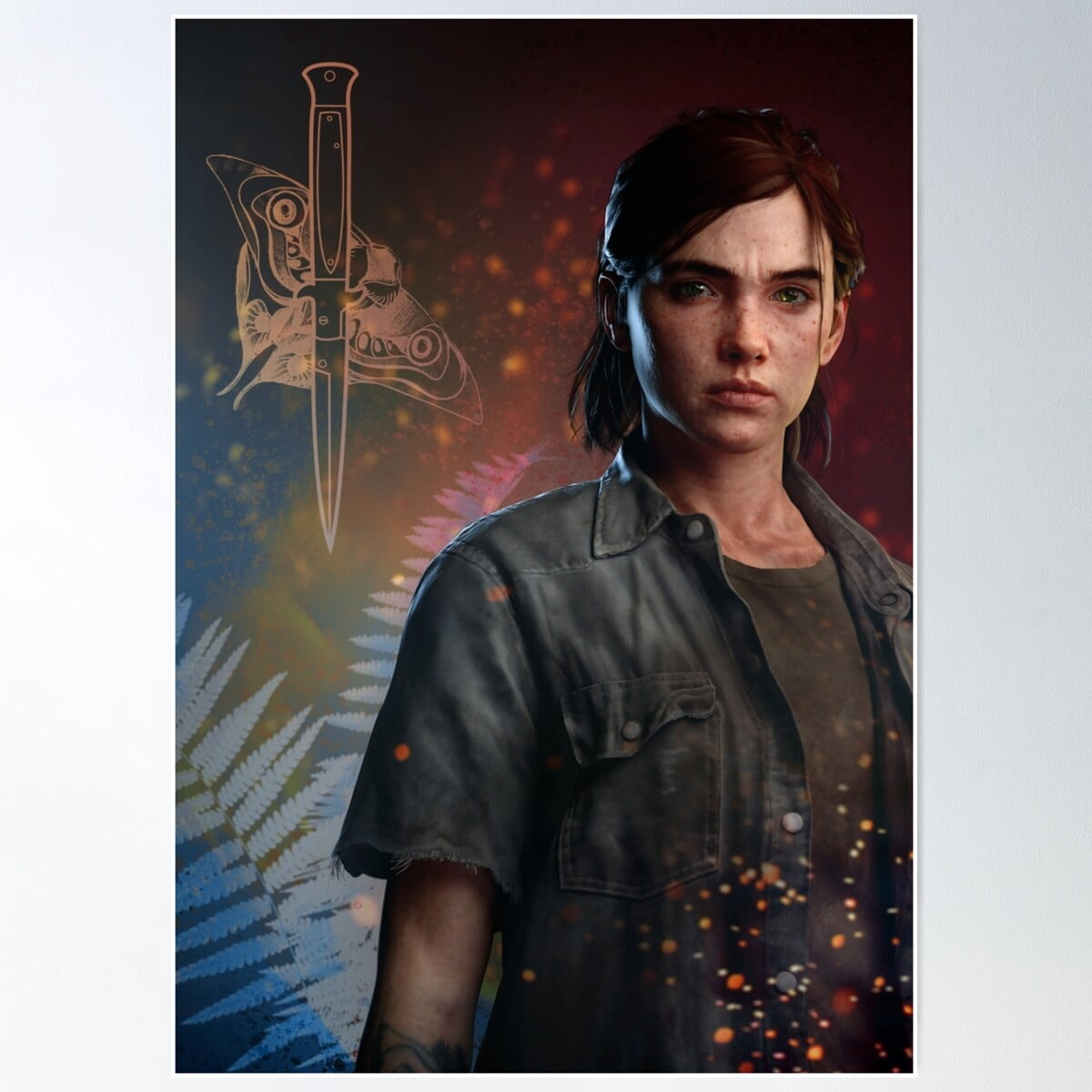 Ellie, The Threat Poster Wall Art, Modern Wall Decor For Living Room ...