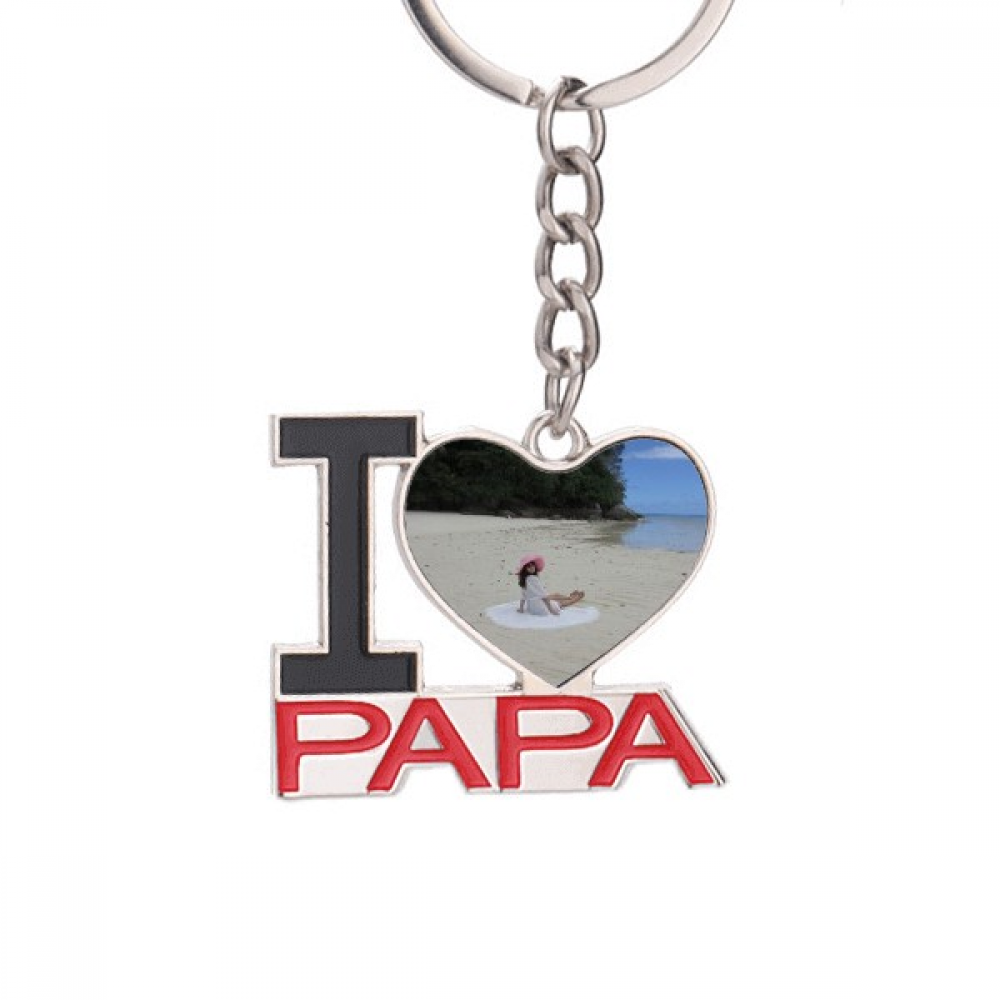 Ellie Yao Beautiflu Girl Beach Sea Reef Keychain Metal Keyring Holder ...