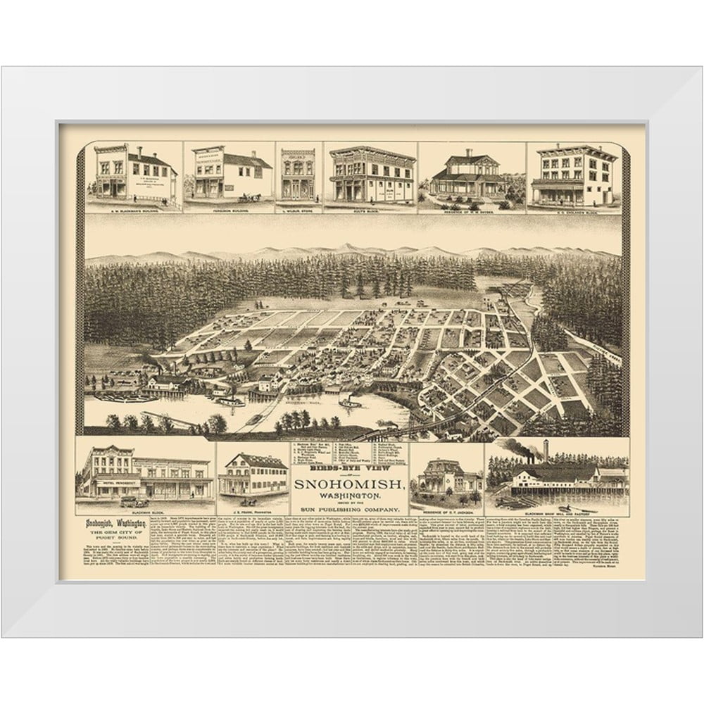 Elliot 32x26 White Modern Wood Framed Museum Art Print Titled ...