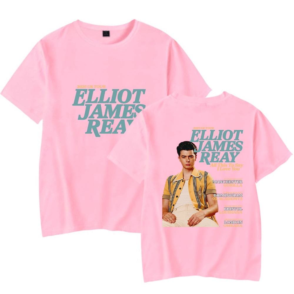 Elliot James Reay Pic Print Merch T-shirt Short-Sleeved Women Men ...