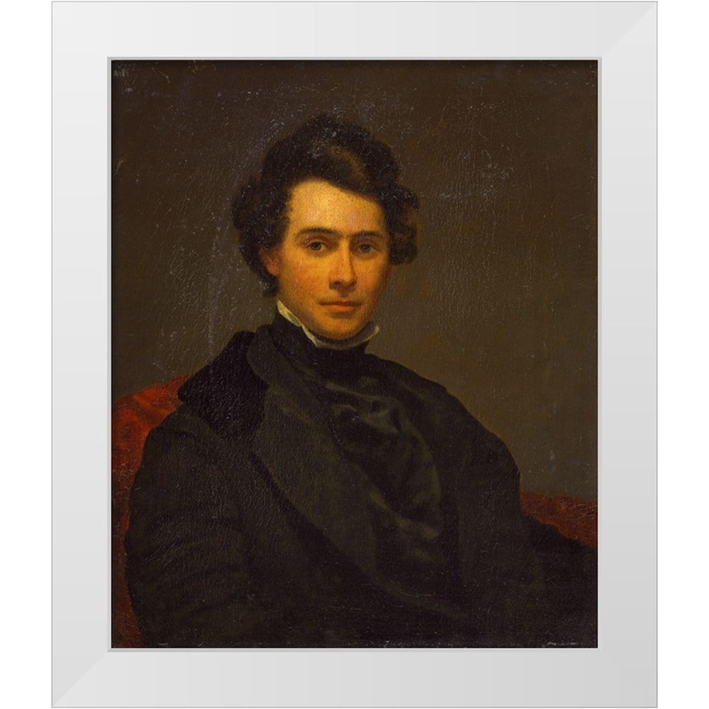 Elliott, Charles Loring 12x14 White Modern Wood Framed Museum Art Print ...