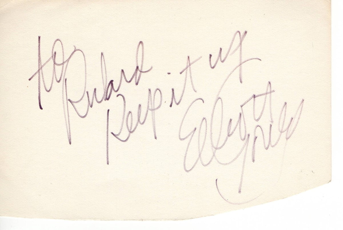 Elliott Gould Signed Autographed Paper Cut Signature Legendary Actor ...