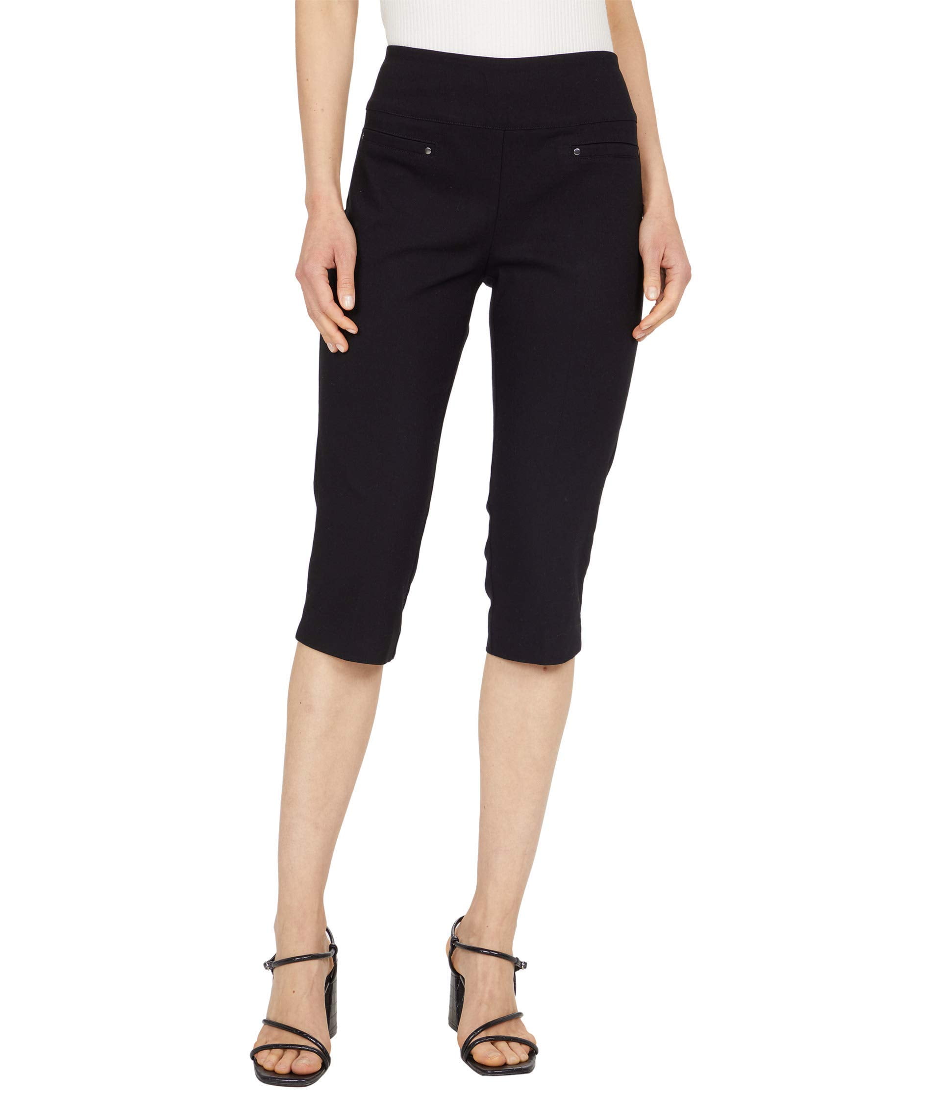 Elliott Lauren Control Stretch Pull-On Capri Pants with Pocket Detail ...