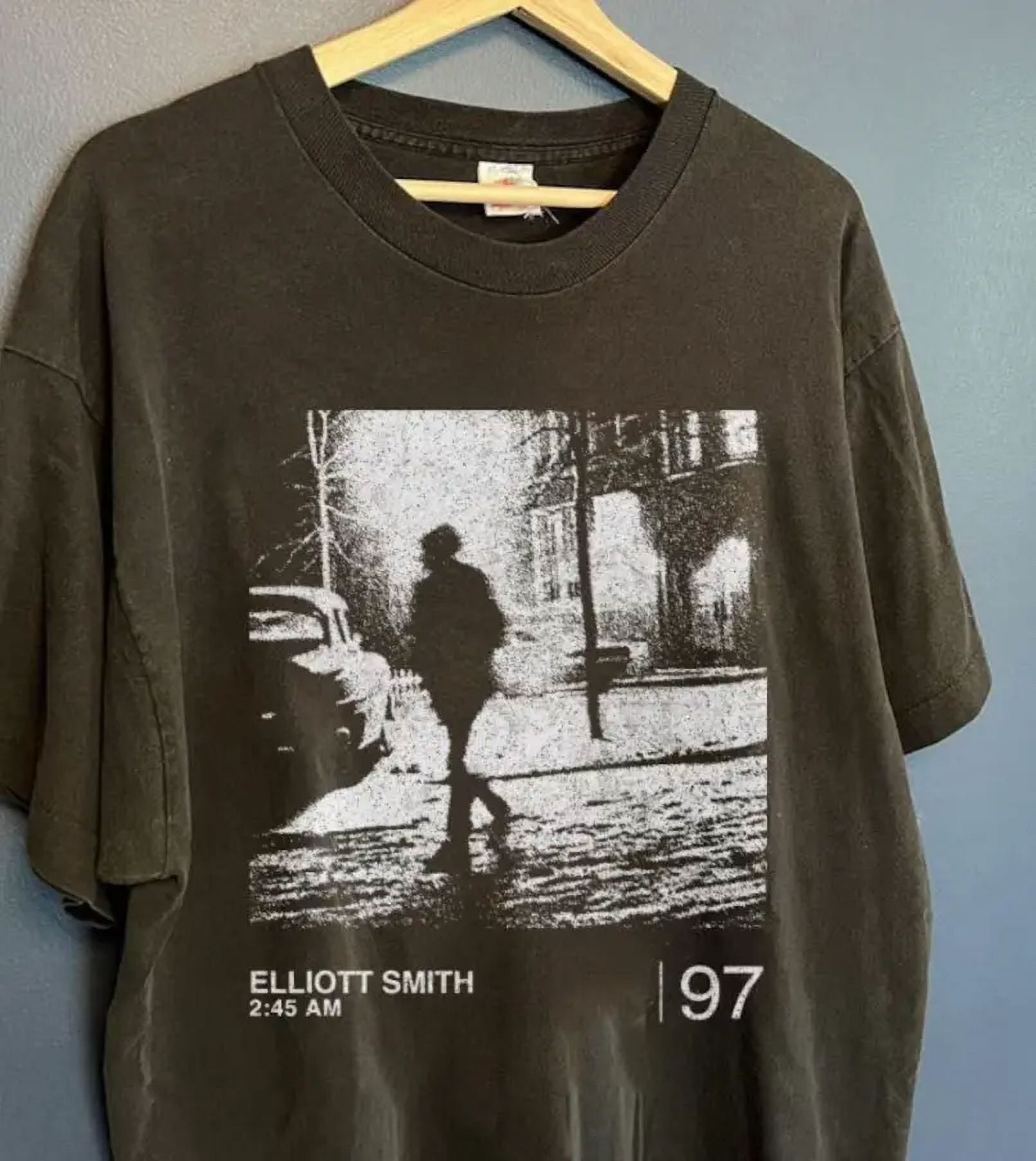 Elliott Smith 2:45Am Shirt, Vintage Elliott Smith 90S Rock Band Tee ...