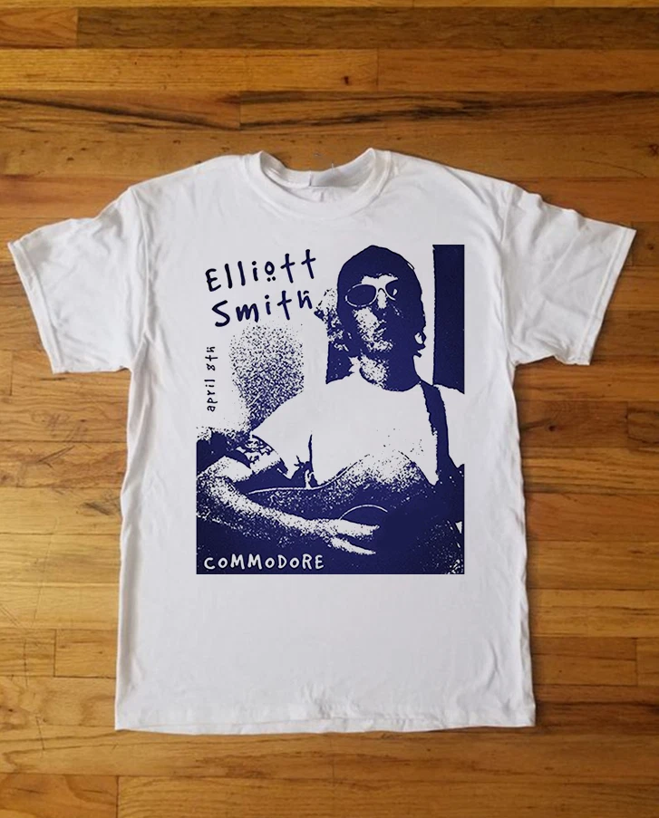 Elliott Smith Posters Gift Short Tee Men Women Cotton Shirts All Size ...
