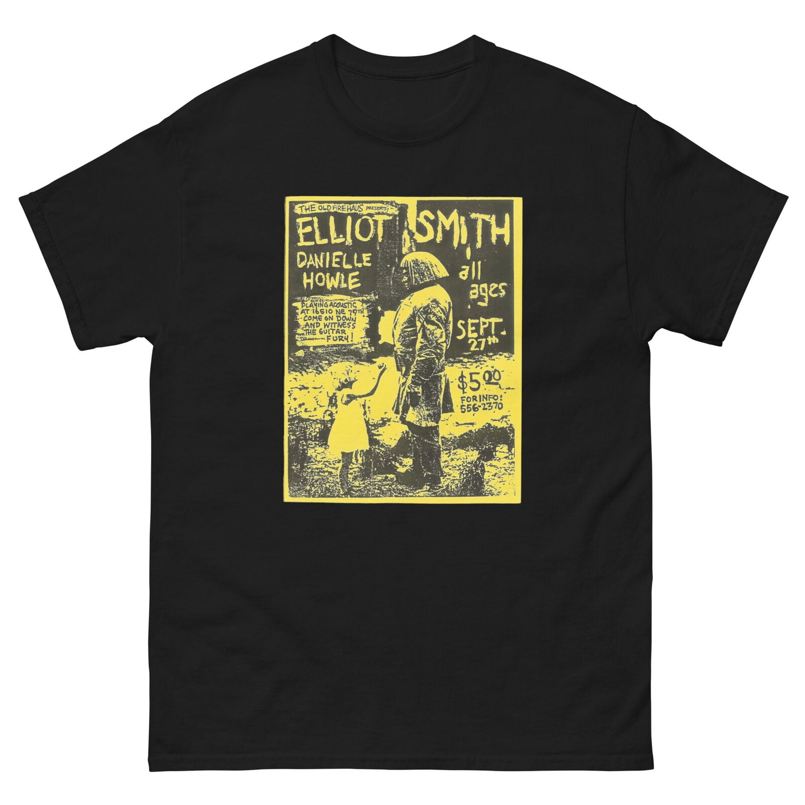 Elliott Smith - Retro Concert Poster - Classic tee - Walmart.com