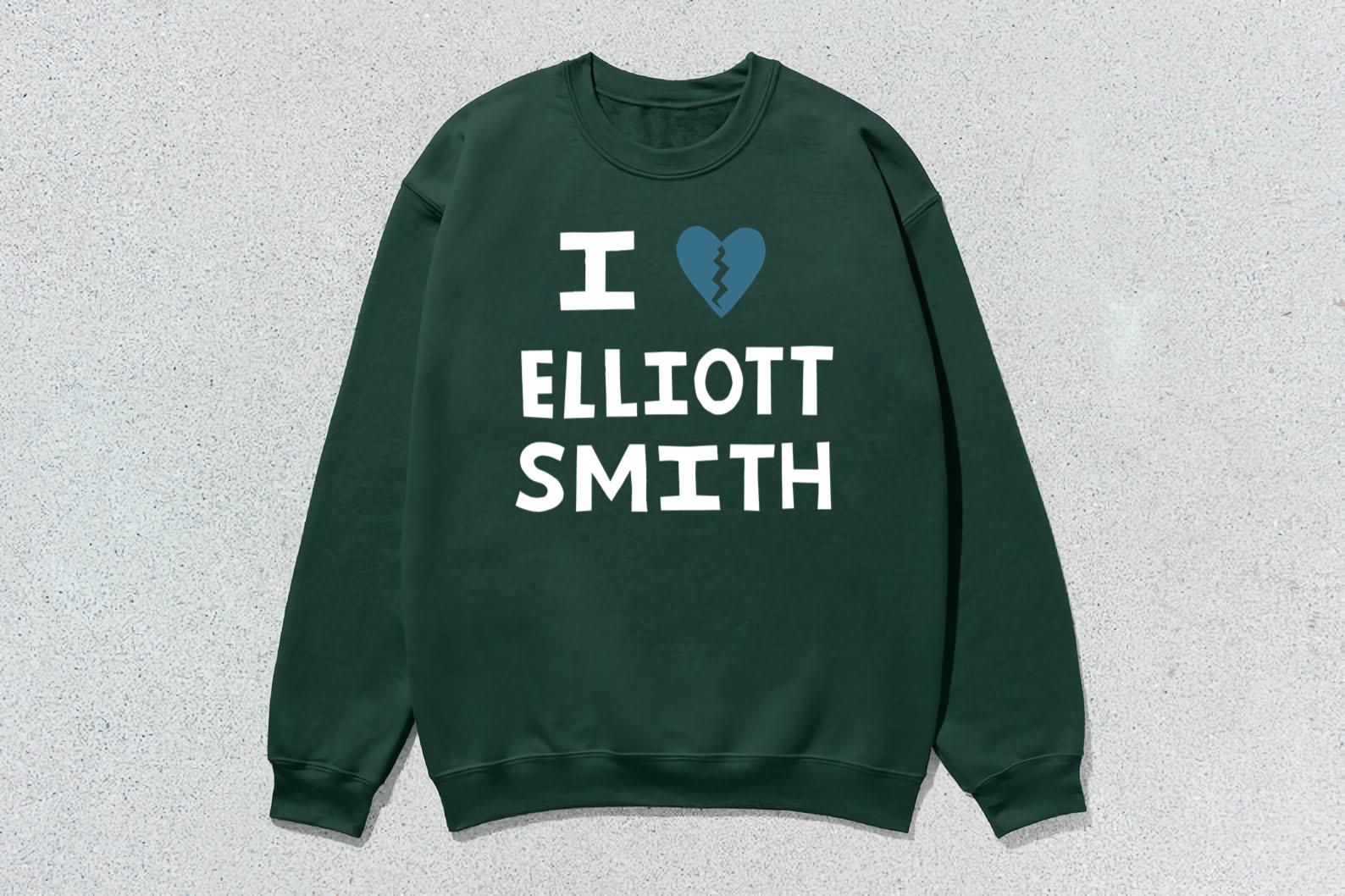 Elliott Smith T-shirt - Elliott Smith Tee - Elliott Smith Merch - Son ...