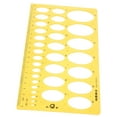 Ellipse Templates Rulers Drawing Template Drafting Ruler Shapes ...