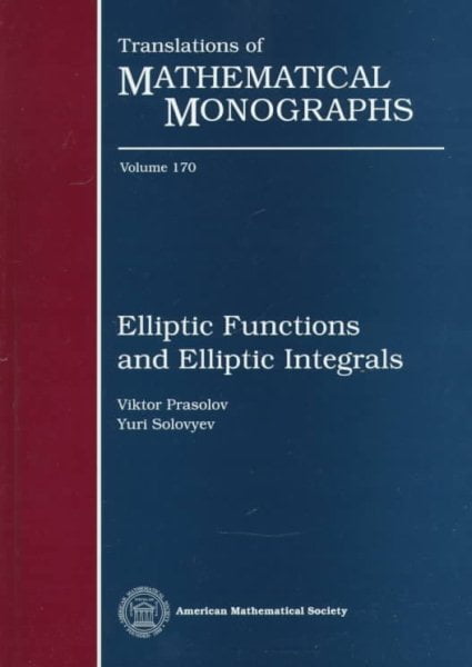Elliptic Functions and Elliptic Integrals - Walmart.com
