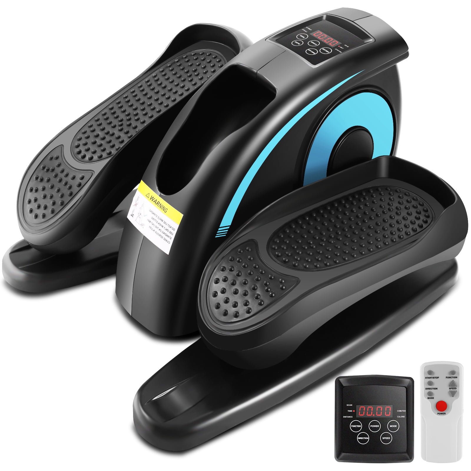 Elliptical Machine, Under Desk Elliptical with Remote Control, Quiet ...