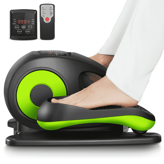 KRISRATE Electric Elliptical Machine, Compact Under Desk Exerciser with ...