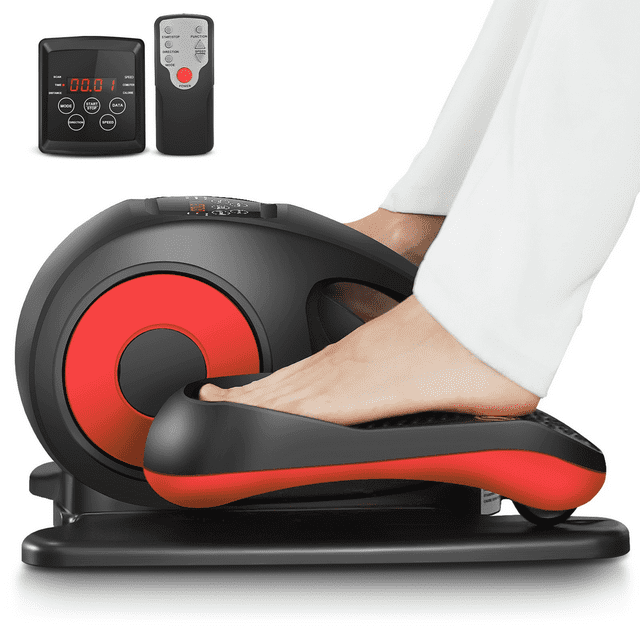Elliptical Machine, Under Desk Elliptical with Remote Control, Quiet ...