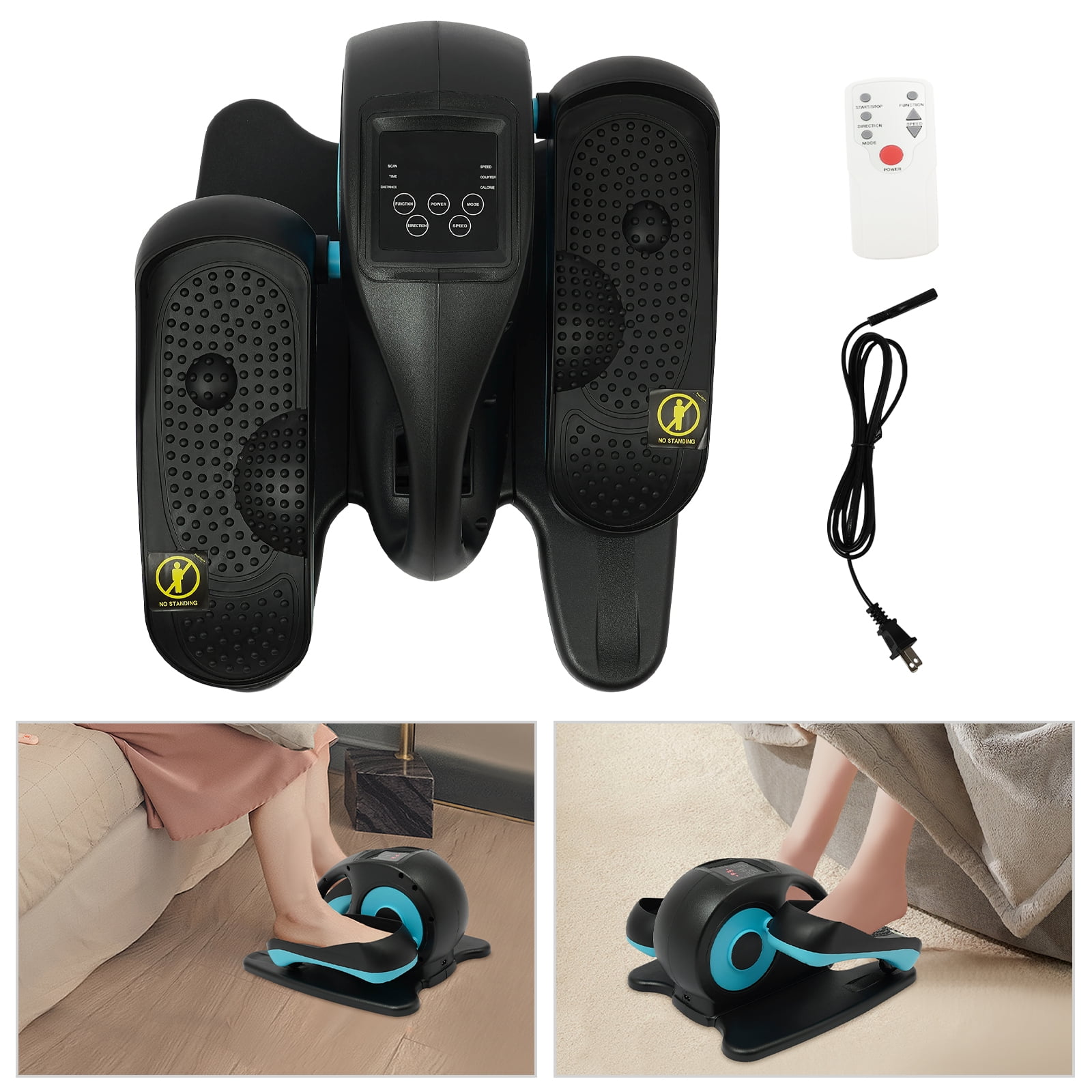 Elliptical Step Fitness Machine, 5-Speed Adjustable, Copper Motor, LCD ...