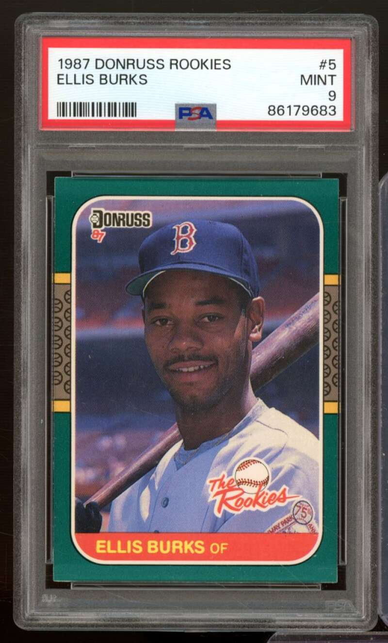 Ellis Burks Rookie Card 1987 Donruss The Rookies #5 PSA 9 - Walmart.com