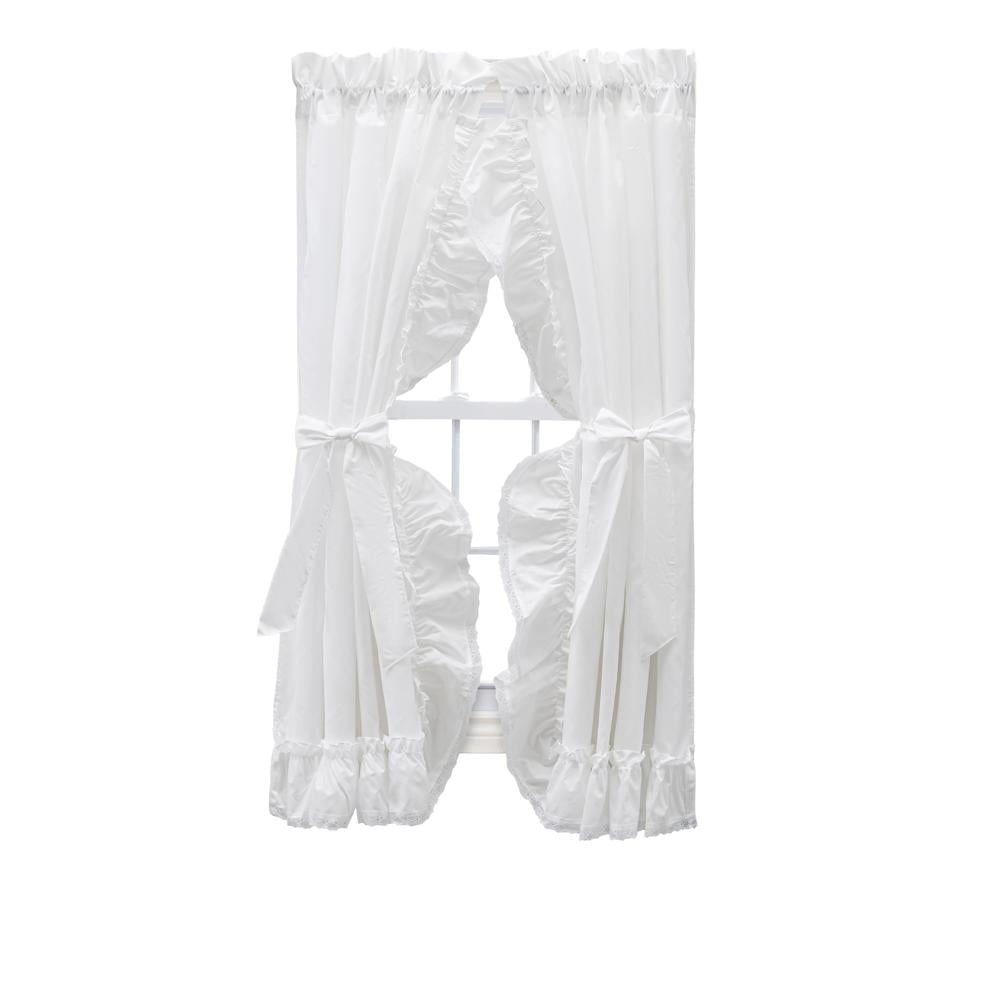 Ellis Curtain Madelyn Ruffled Victorian Priscillas 1.5" Rod Pocket ...