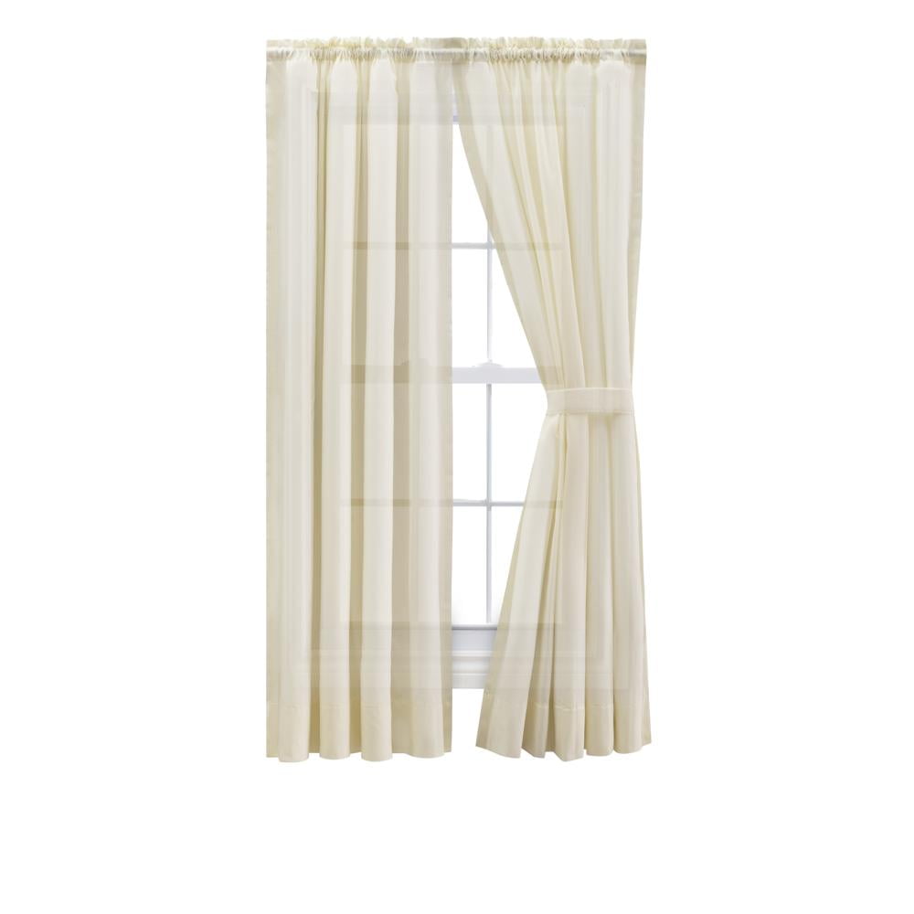 Ellis Curtain Shadow Stripe Tailored Curtain Panel Pair for Windows ...