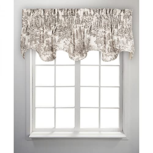 Ellis Curtain Victoria Park Toile Room Darkening Solid Natural Stylish ...