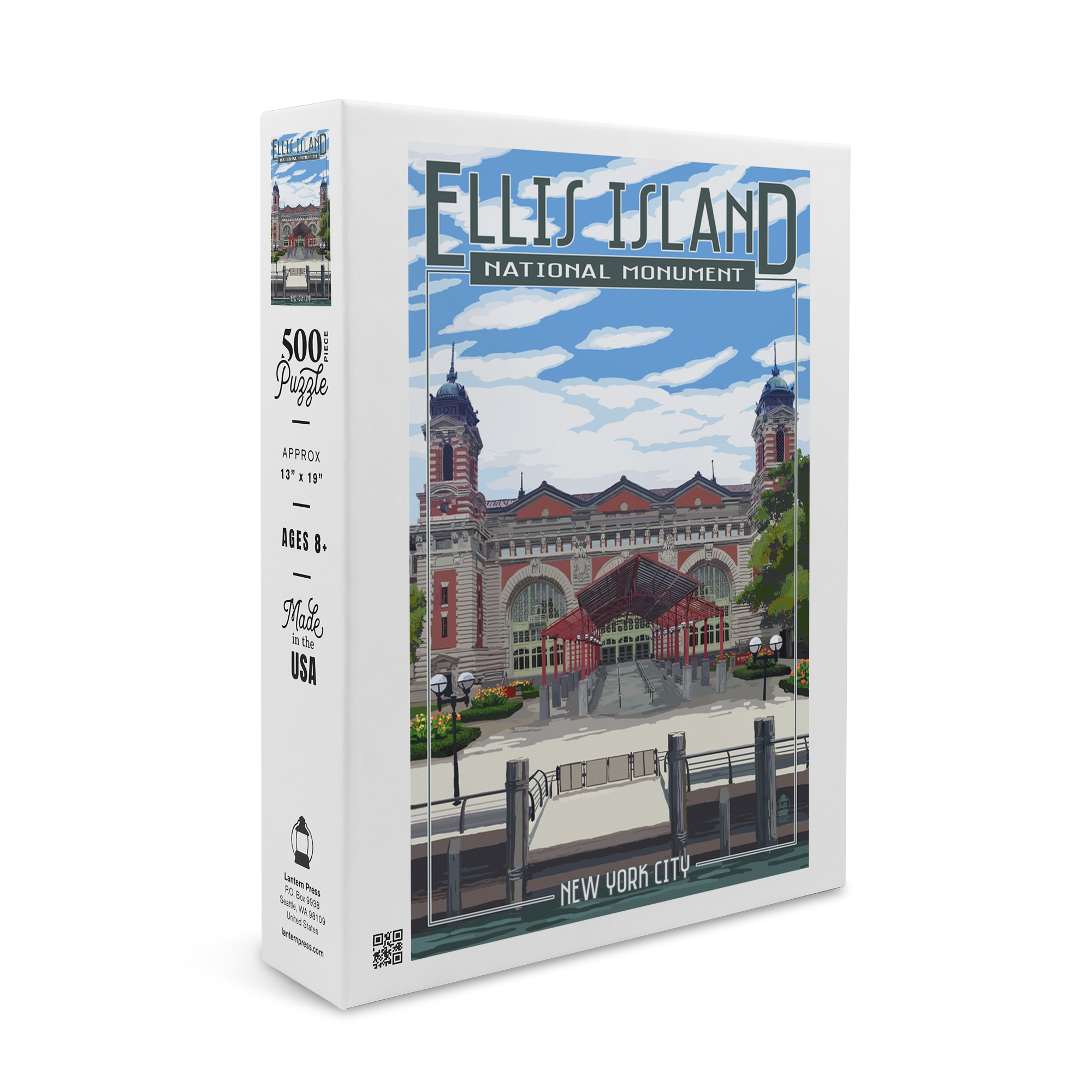 Ellis Island National Monument, New York City, Building Exterior (19x27 ...