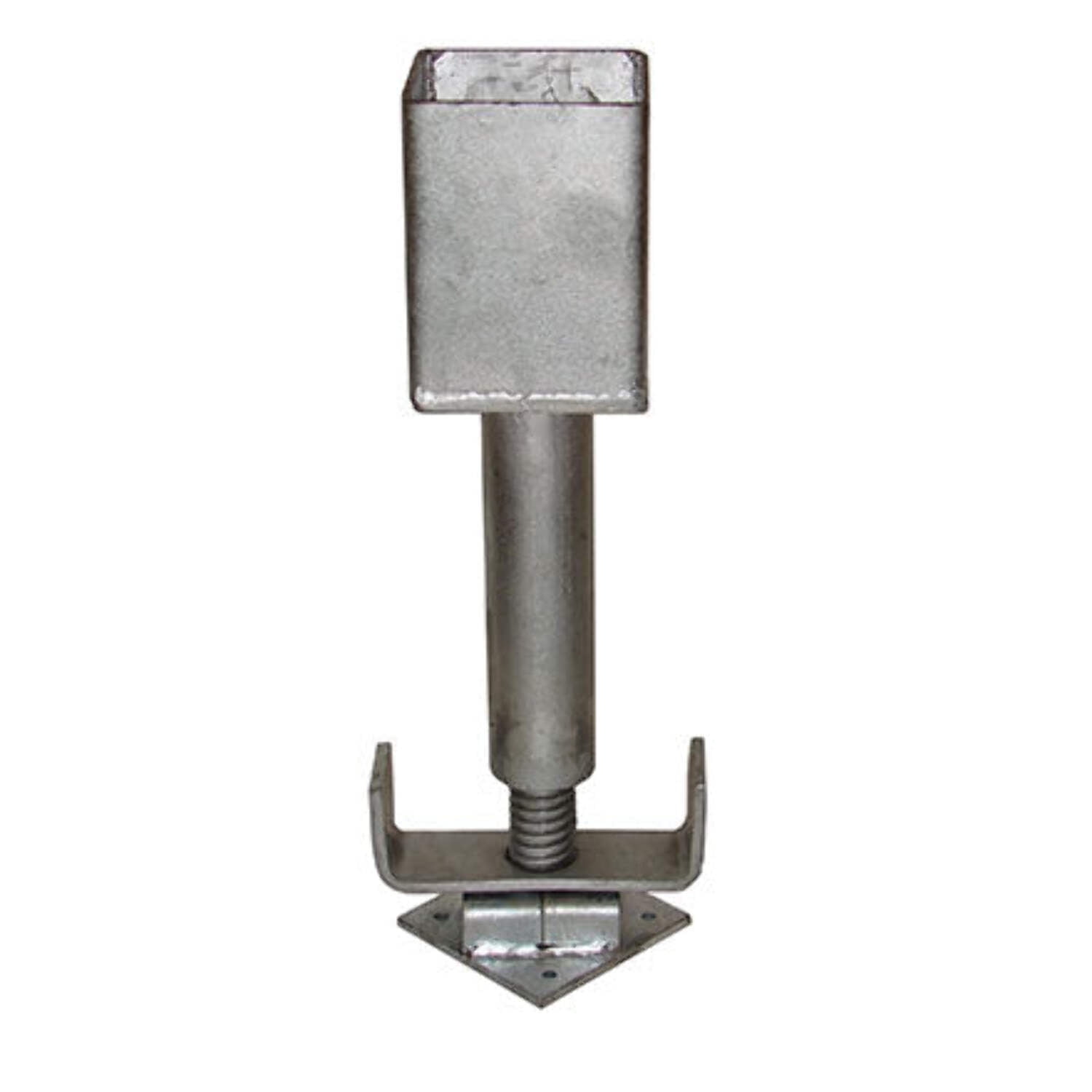 Ellis Mfg Co. 4x4 Adjustable Metal Screw Jack - Heavy Duty, Safe Load ...