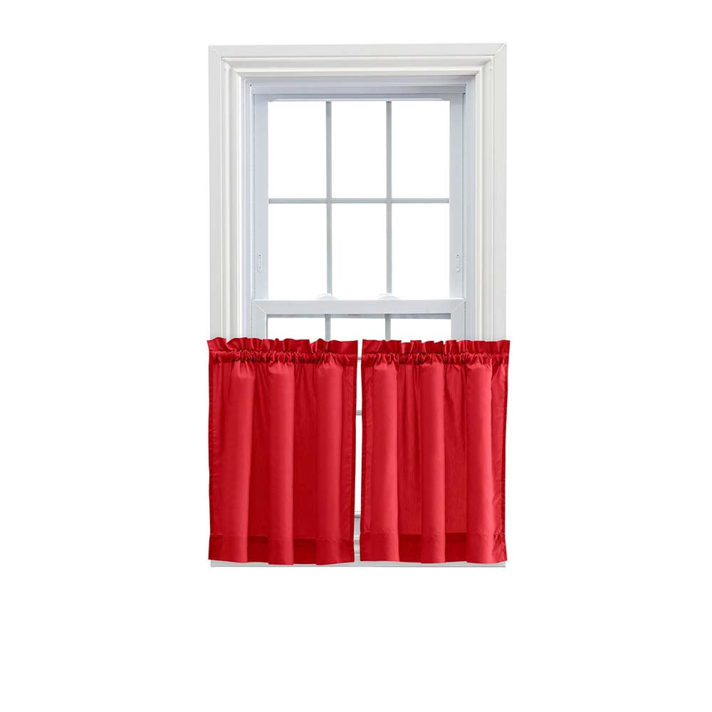 Ellis Stacey 1.5" Rod Pocket High Quality Fabric Solid Color Window ...