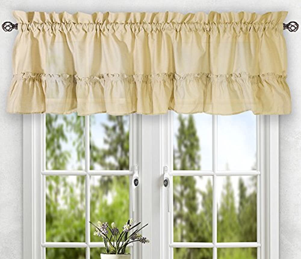 Ellis Stacey Solid Color Window 1.5" Rod Pocket High Quality Fabric ...