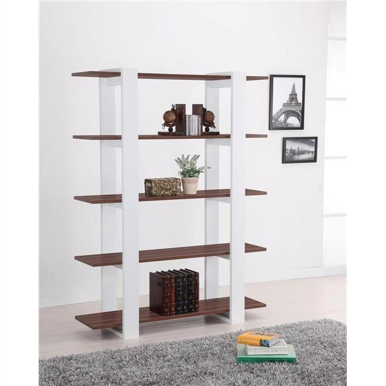 Ellise 5-Shelves Classic Bookcase-Display Stand - Walmart.com