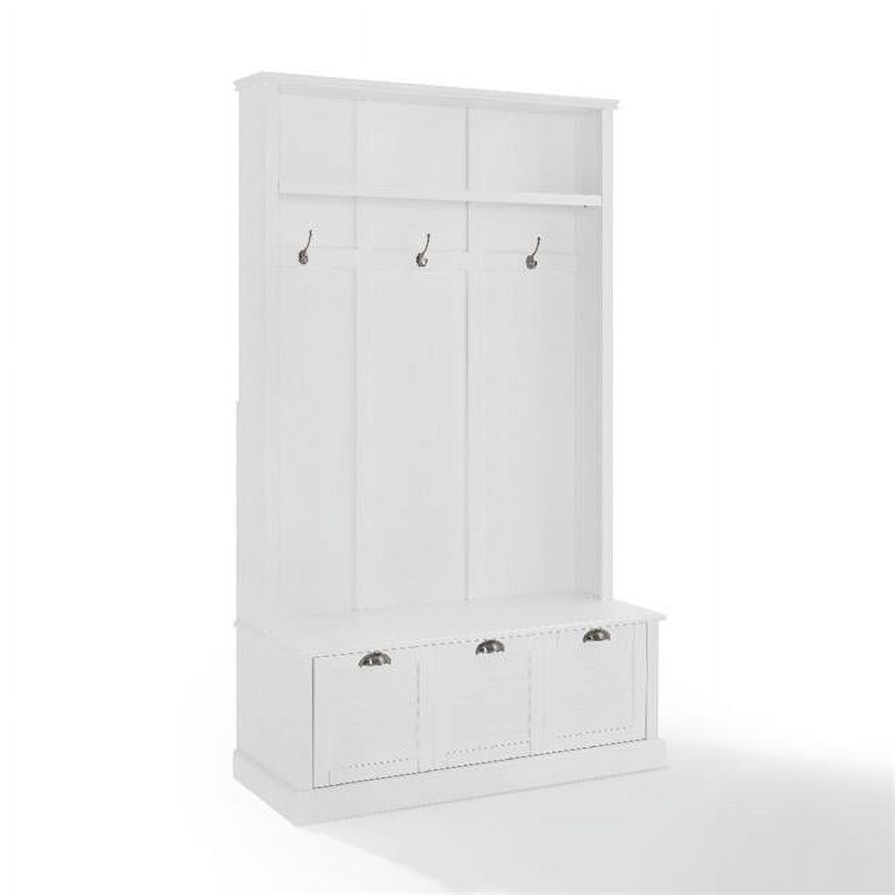 Ellison Hall Tree, White - Walmart.com