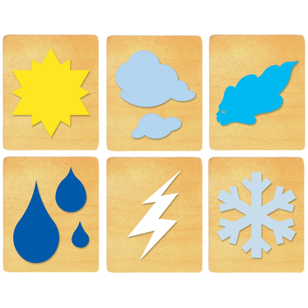 Ellison Prestige SureCut Set, Science & Weather, Large, Weather (6 Die ...