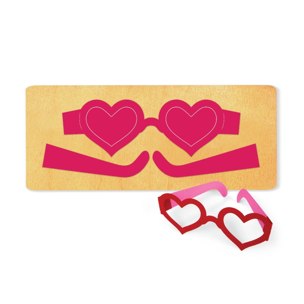 Ellison SureCut Die, Heart Glasses - Walmart.com