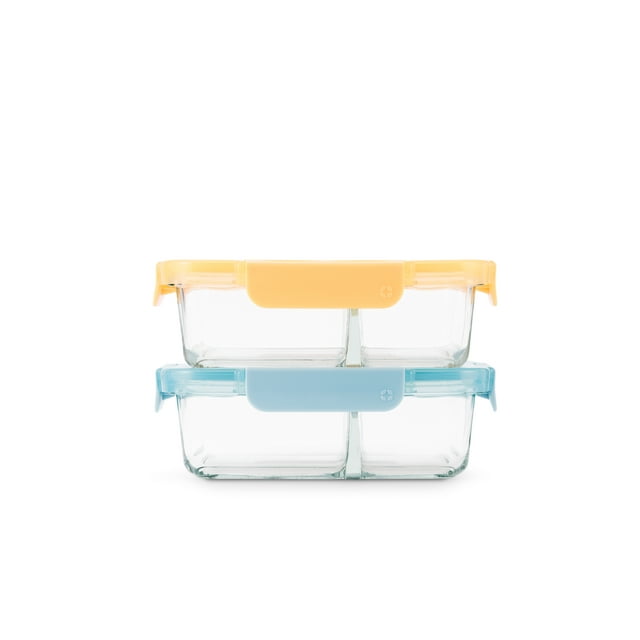 Ello Glass Microwave Safe Fruit, Vegetables Food Storage Container (2 ...