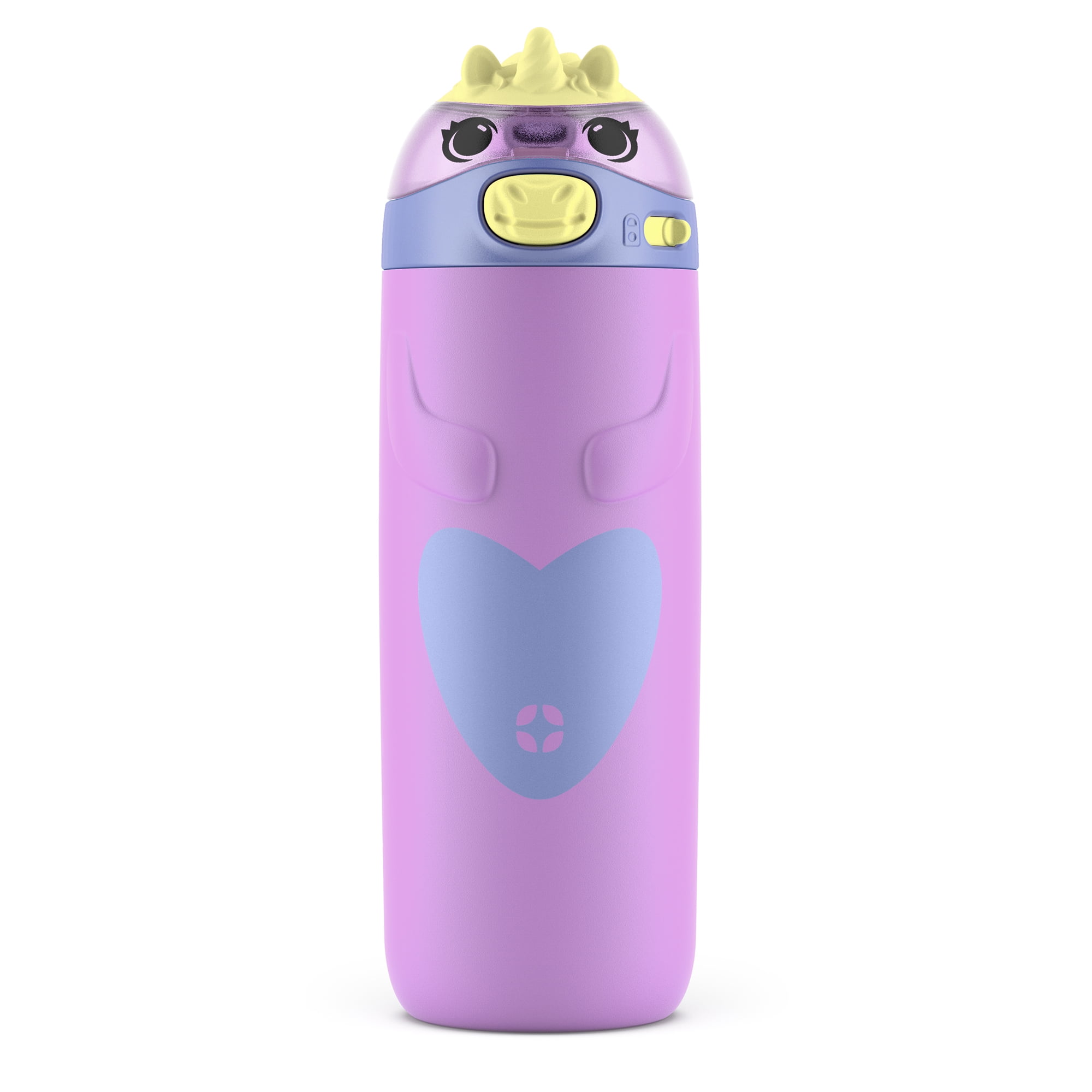 Ello Ellies 14oz Stainless Steel Water Bottle with Unicorn Lid ...