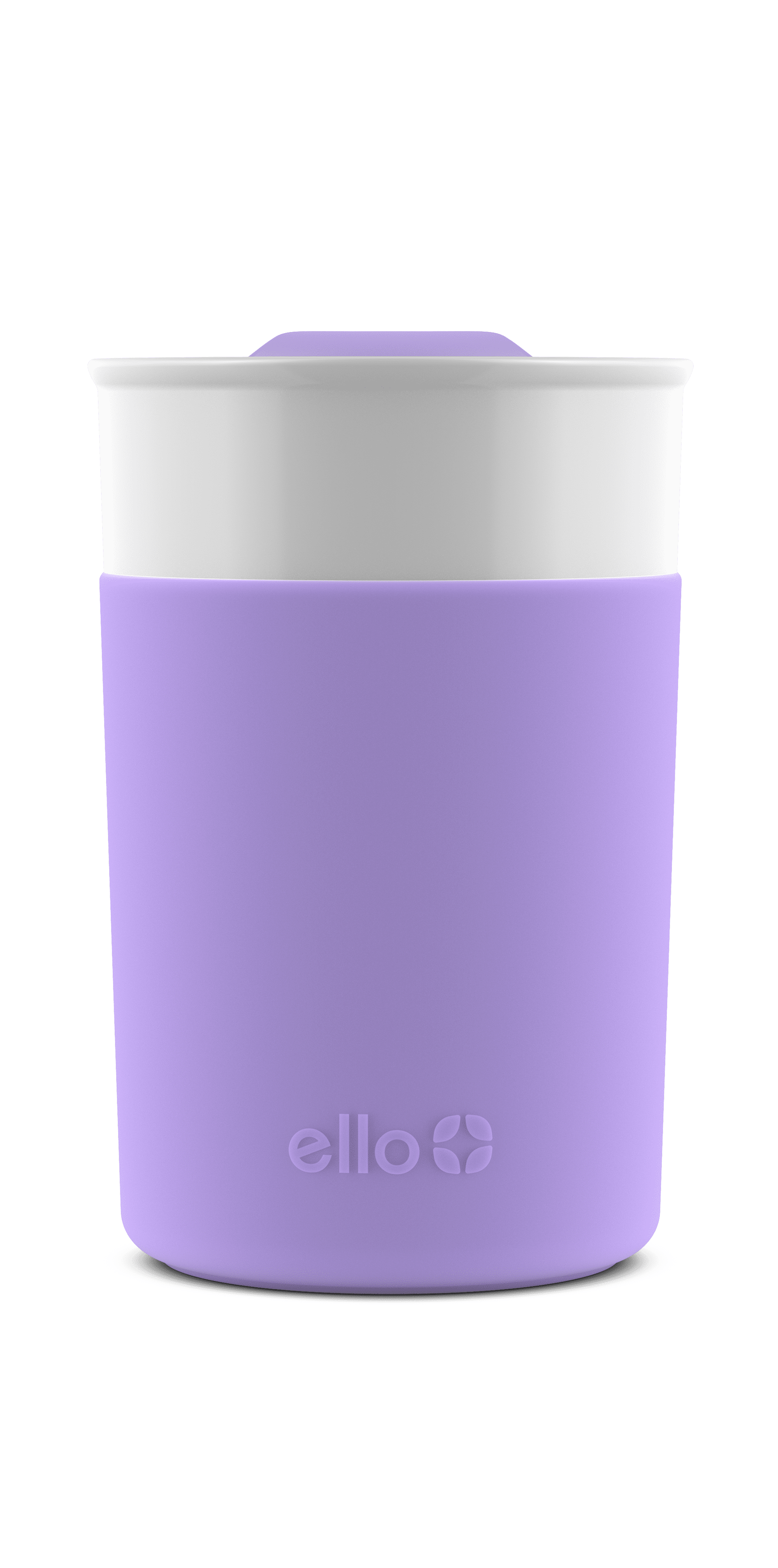 Ello Lilac Archie Ceramic Travel Mug with Lid, 11oz, Insulated & Splash ...