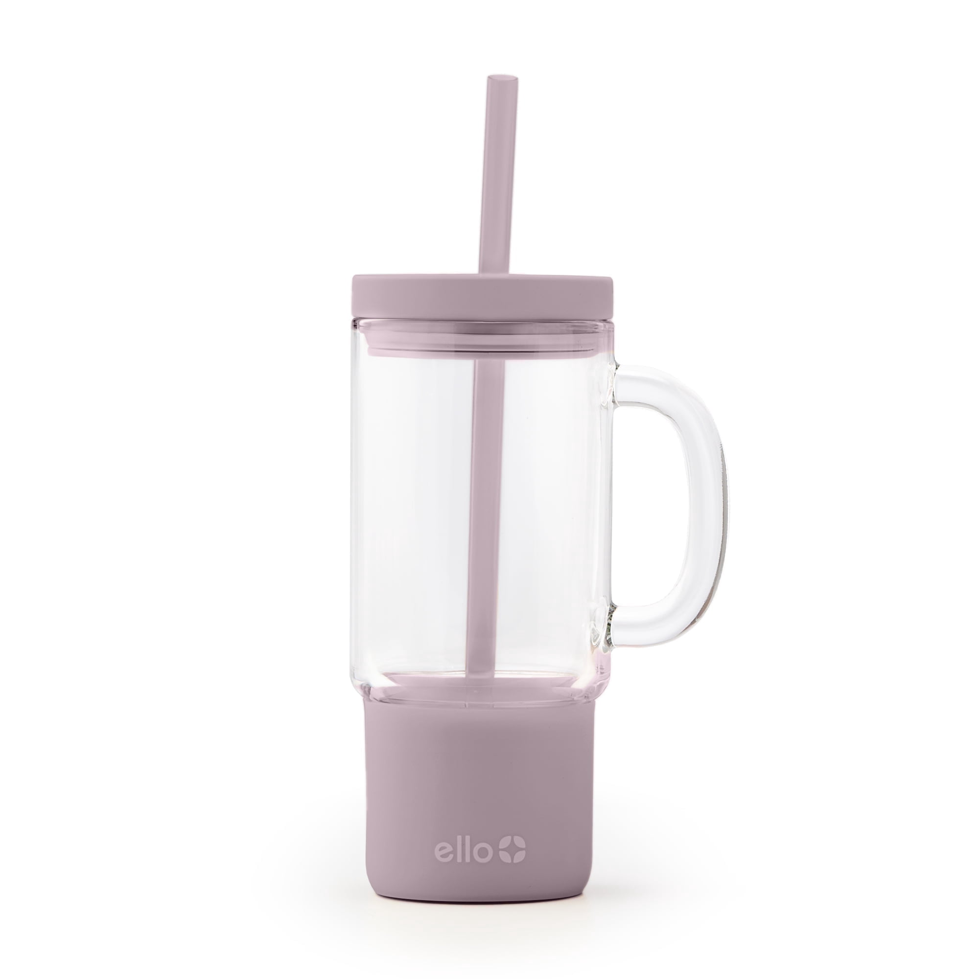 Ello Nova 18oz Glass Mug, Pink - Walmart.com