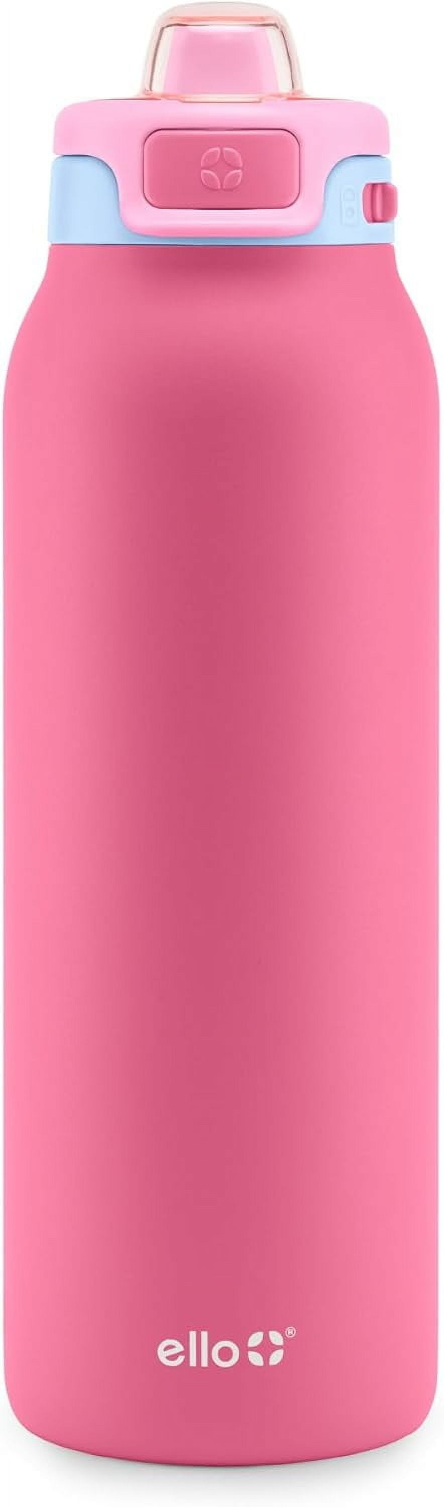 Ello Pop & Fill Stainless Steel Water Bottle with Quick Fill Technology ...