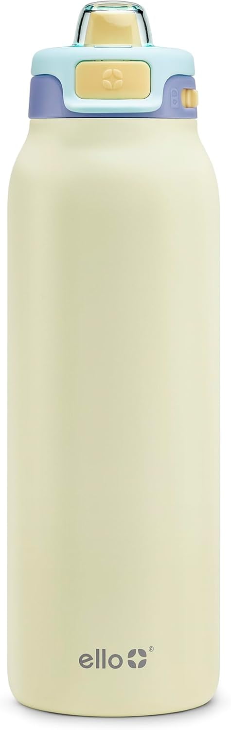 Ello Pop & Fill Stainless Steel Water Bottle with Quick Fill Technology ...