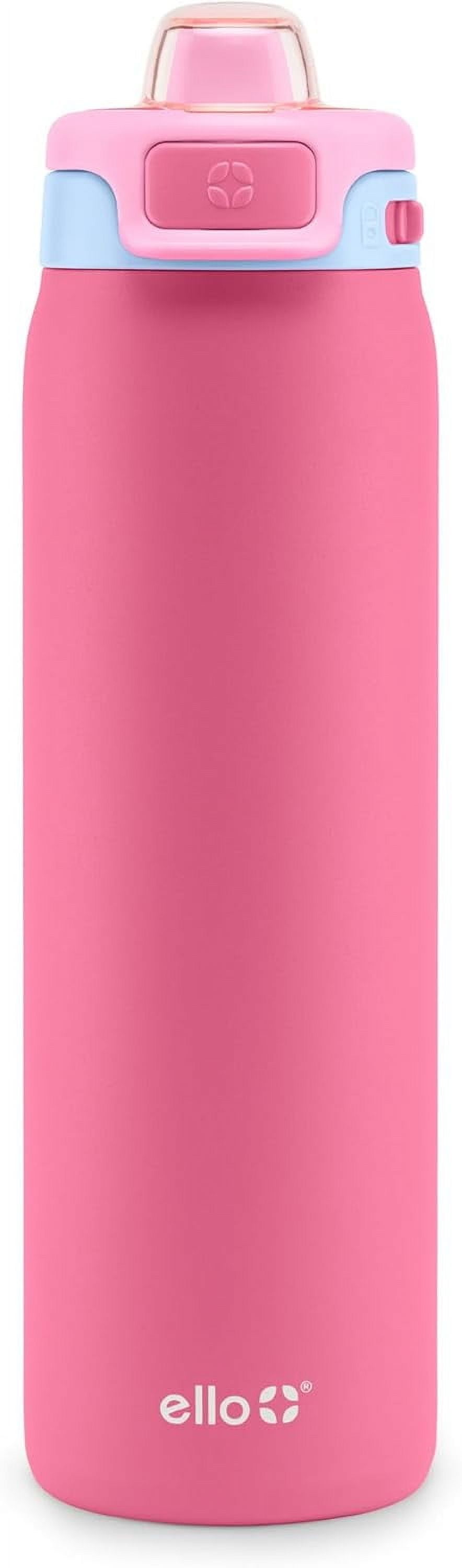 Ello Pop & Fill Stainless Steel Water Bottle with Quick Fill Technology ...