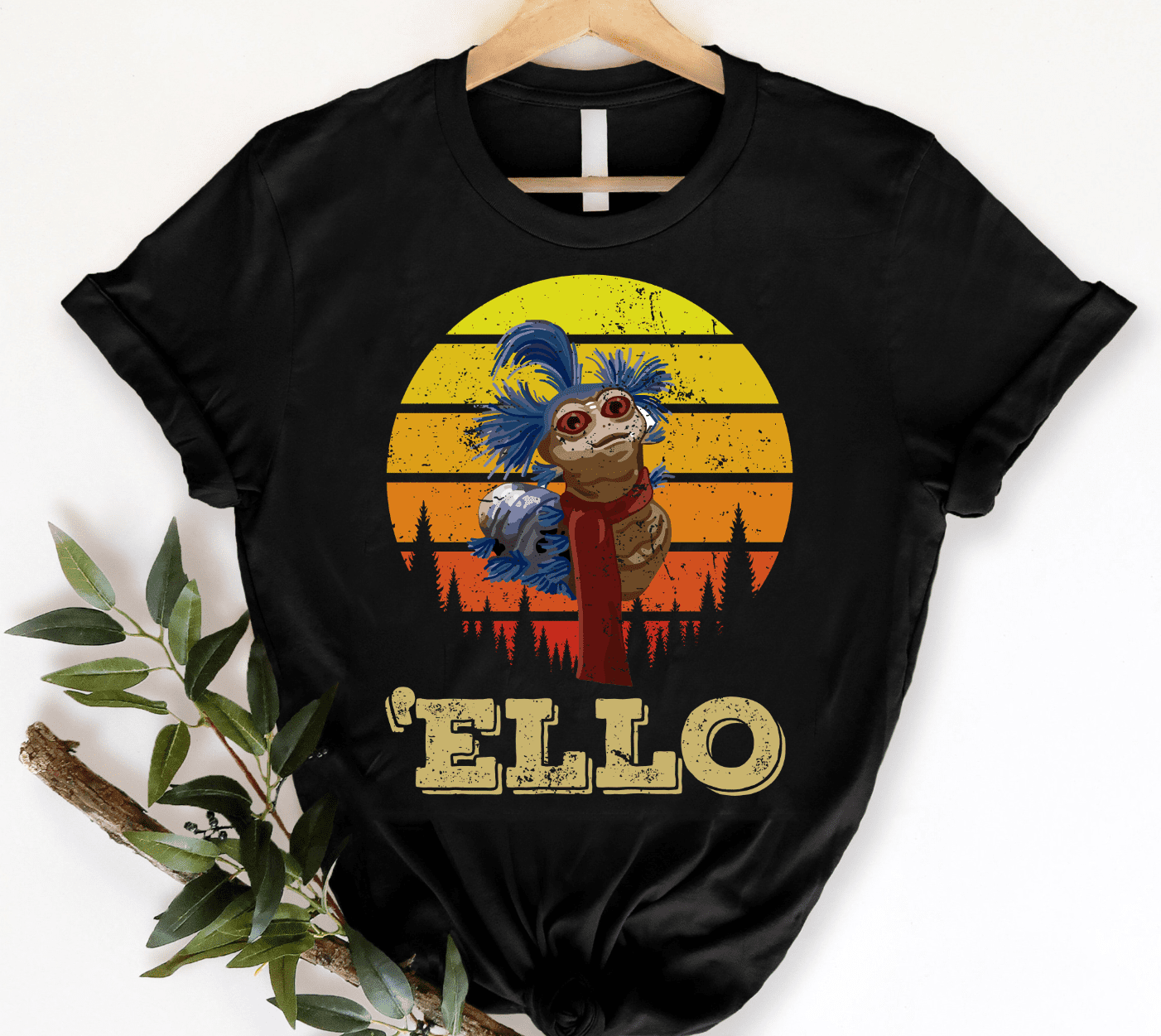 Ello Worm Labyrinth Vintage T-Shirt, Labyrinth Shirt, Funny Ello Worm ...