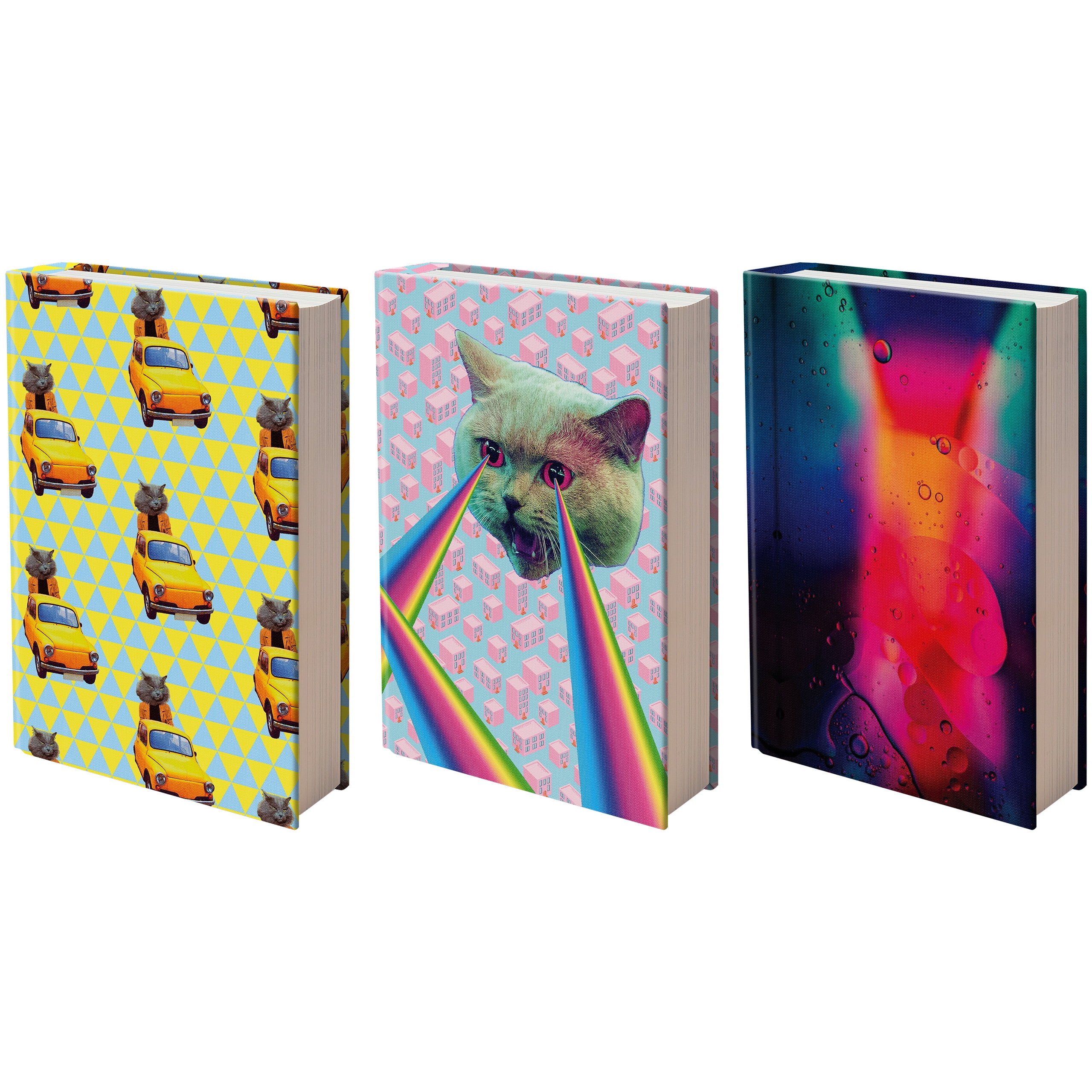 Ellopi Stretchable School Book Covers, 9" x 11" Jumbo Size, Cool Print ...