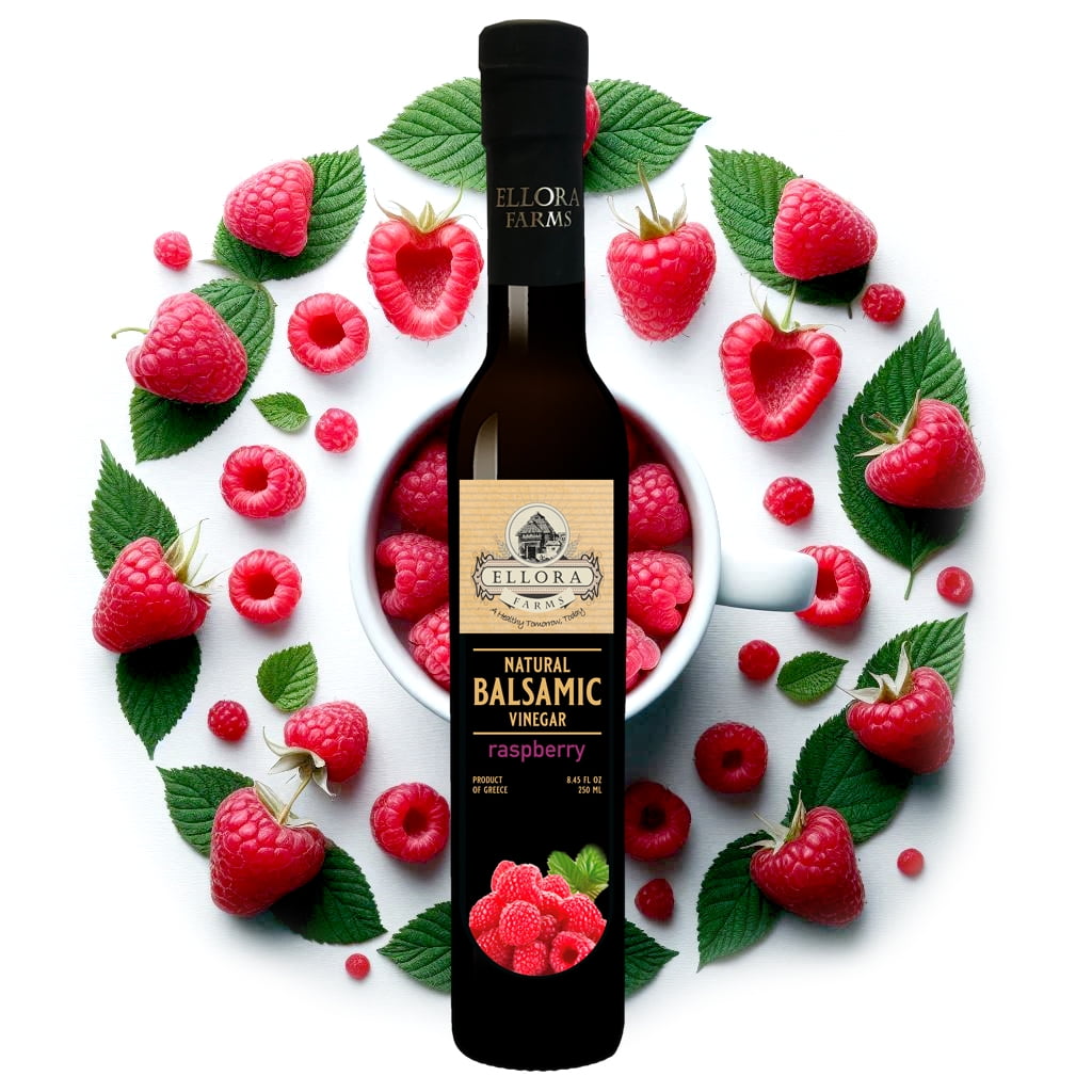 Ellora Farms Fresh Raspberry Infused Thick Balsamic Vinegar, Barrel ...