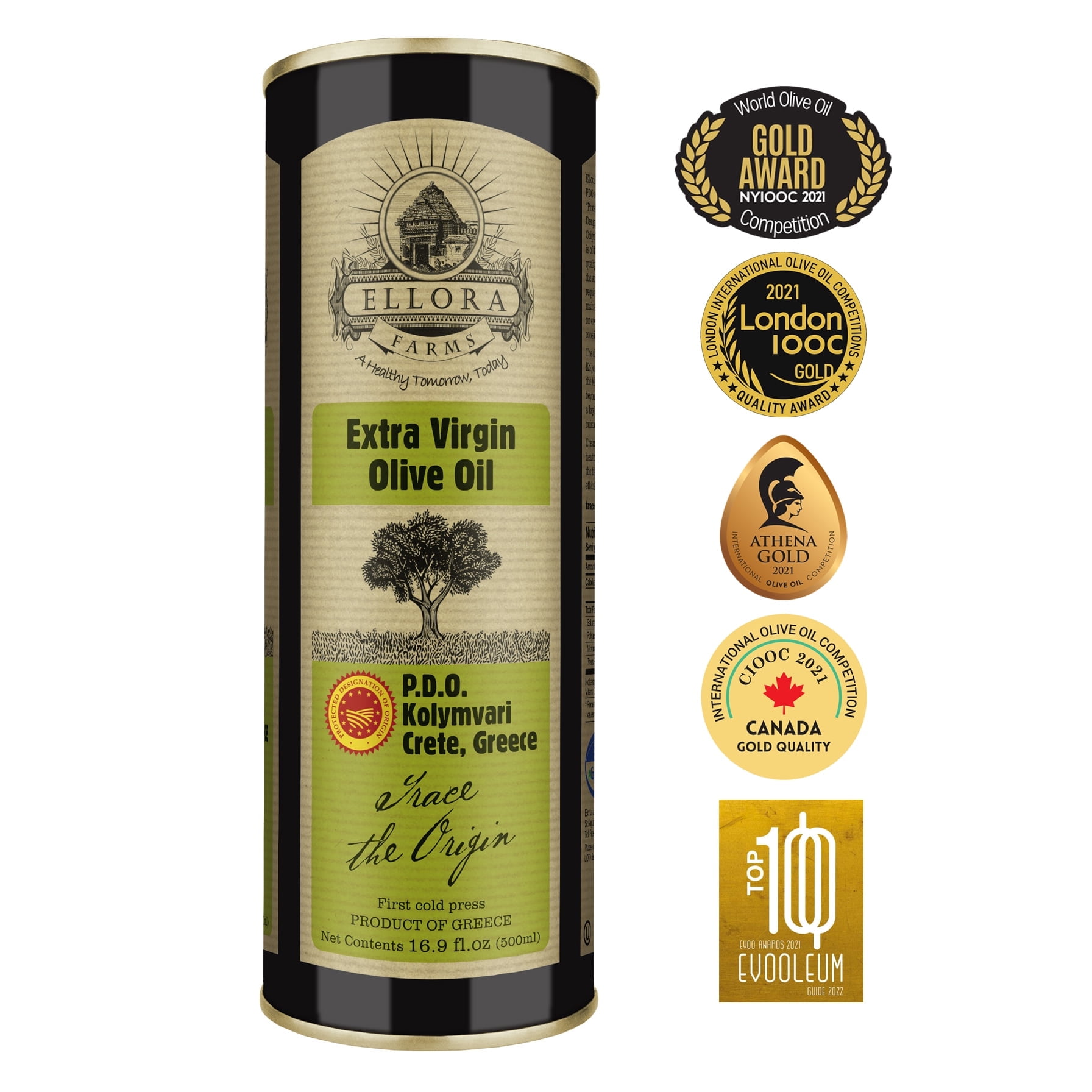 Ellora Farms Global Award-Winning Single Estate Extra Virgin Olive Oil ...