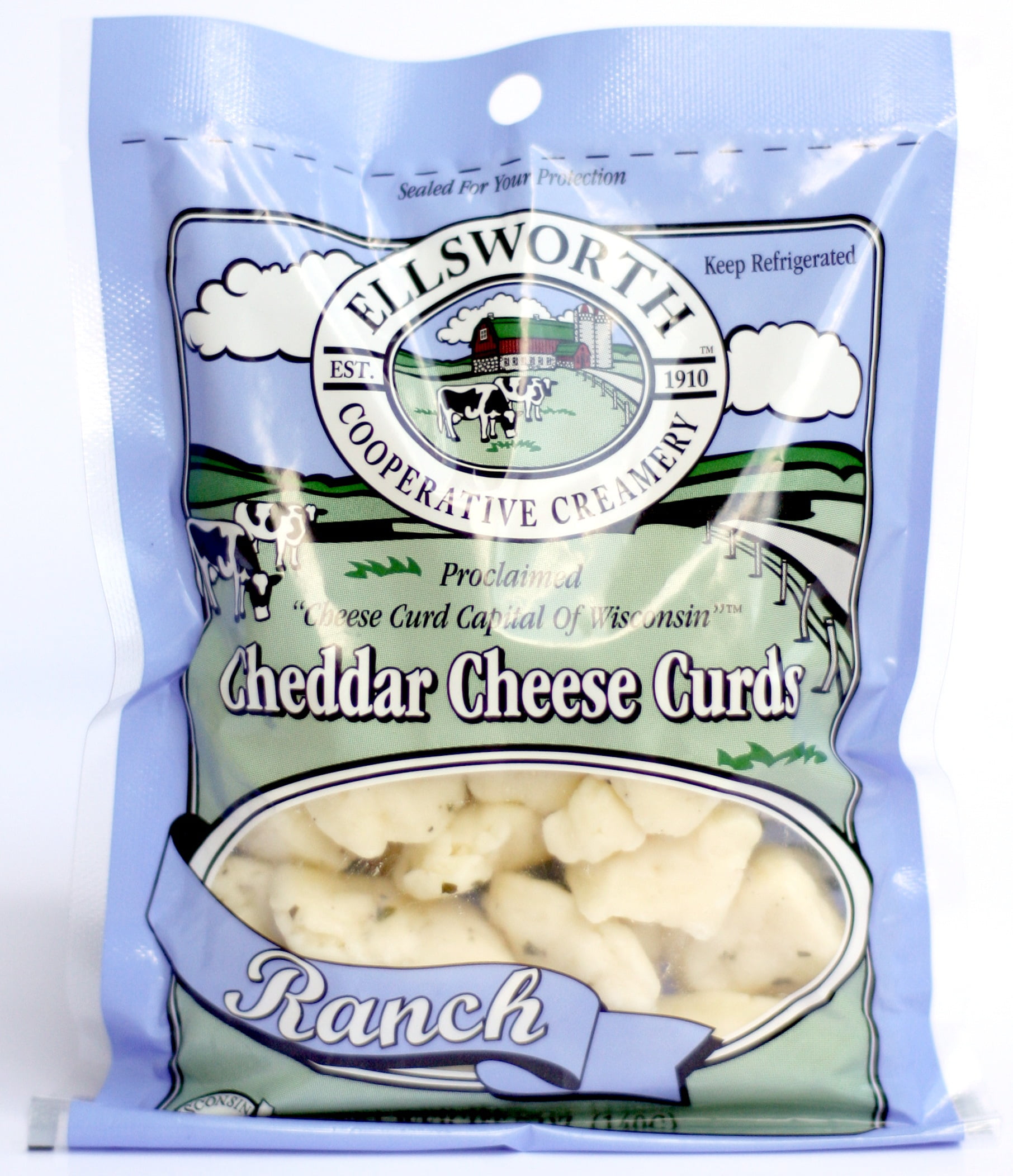 Ellsworth Farmer Certified Ranch Seasoning White Cheddar Cheese Curd, 5 ...