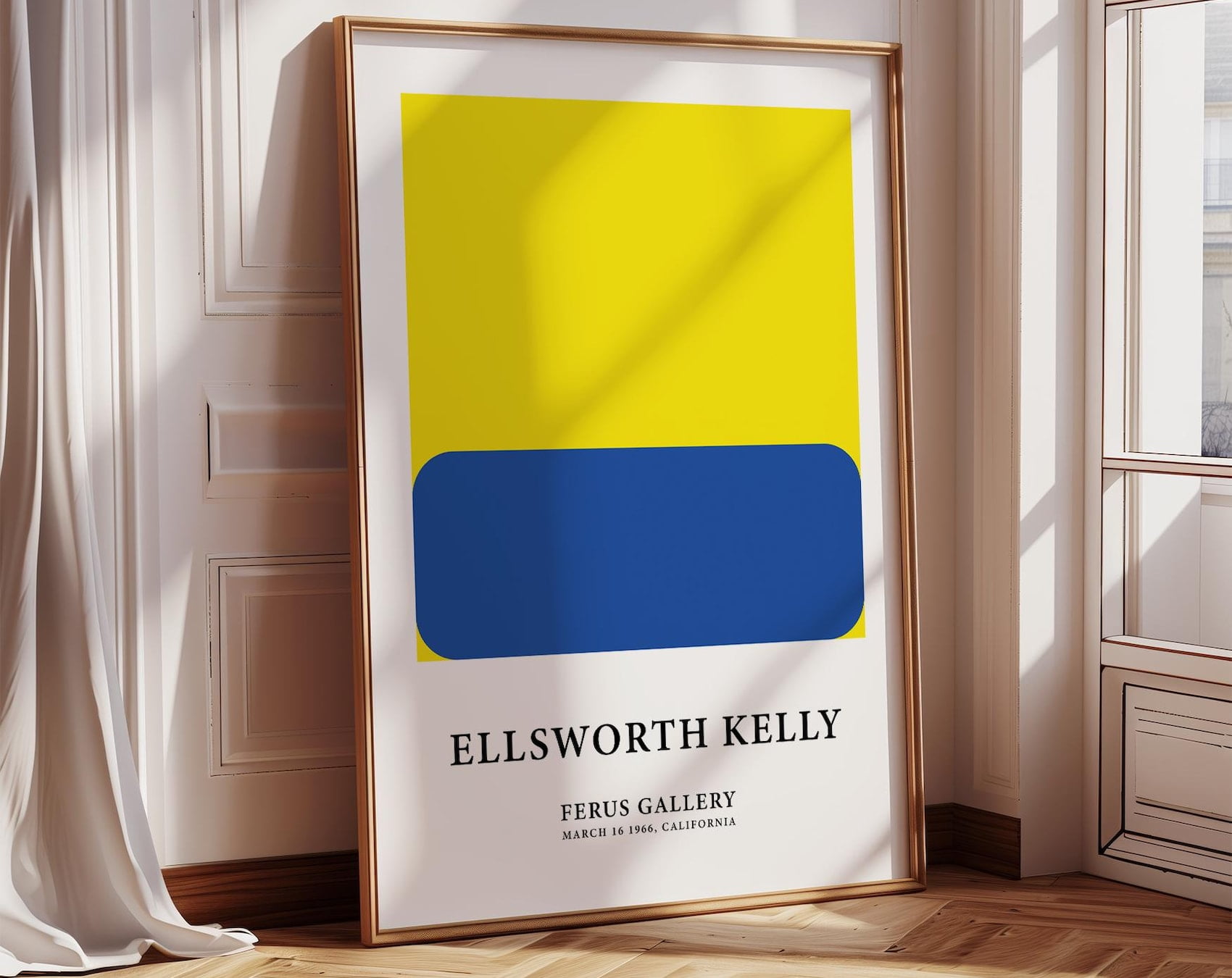 Ellsworth Kelly Colors Large Wall Art | Big Bold Wall Prints for Living ...