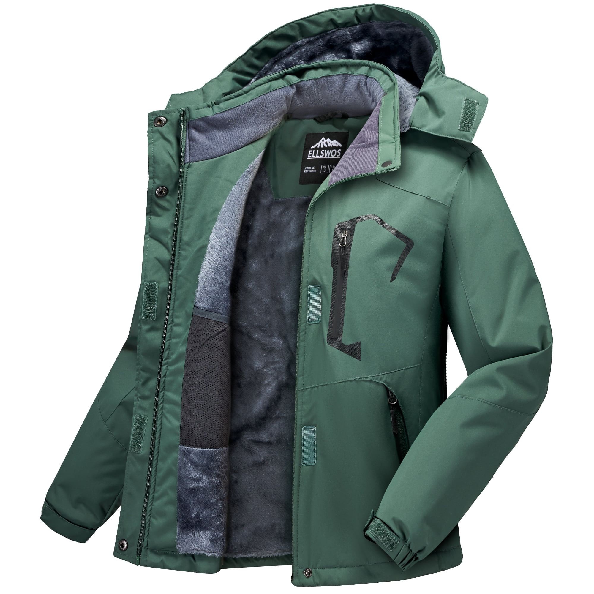 Ellswos-Sports Women's Winter Ski Jacket Waterproof Snow Coats ...