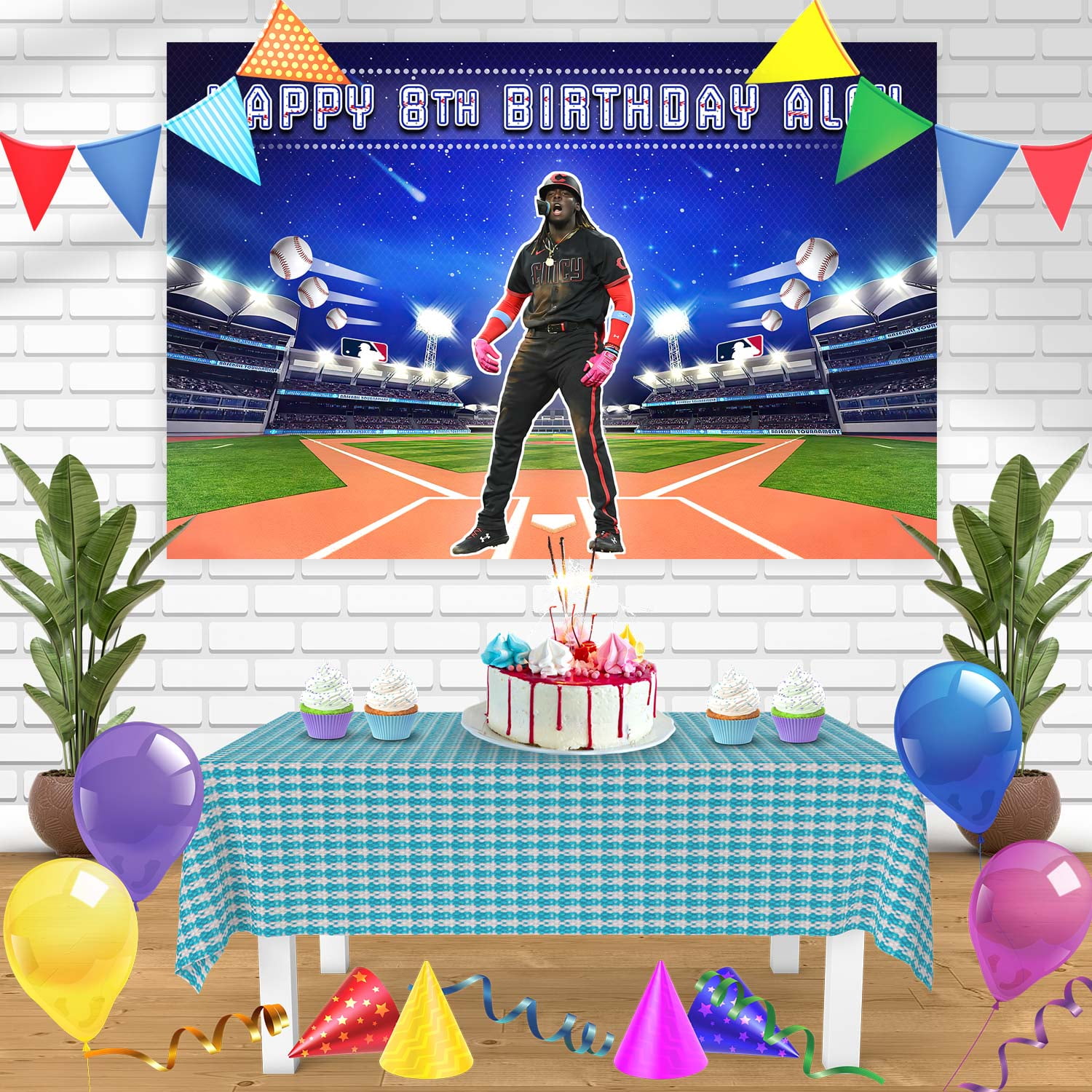 Elly De La Cruz Birthday Banner Personalized Party Backdrop Decoration ...