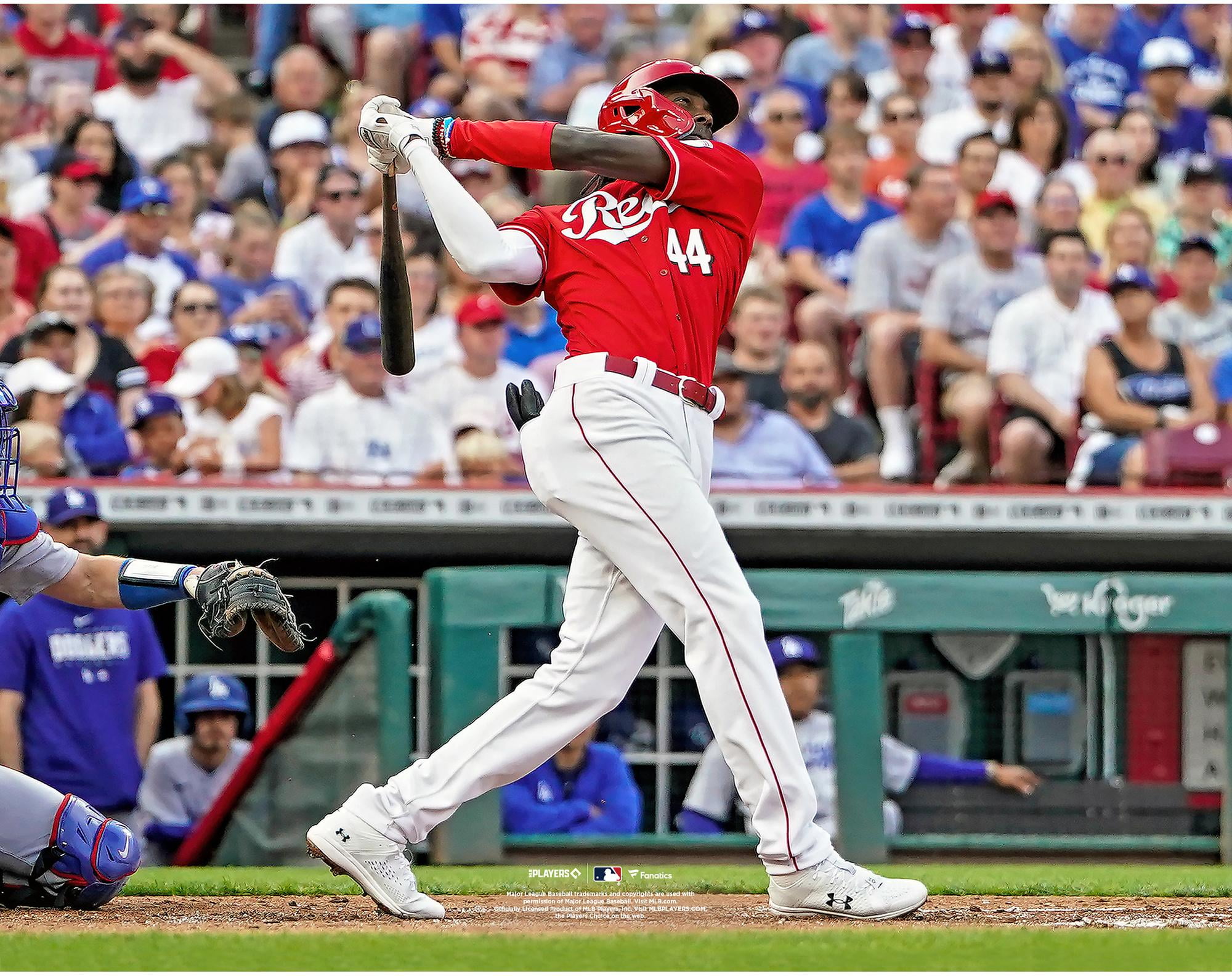 Elly De La Cruz Cincinnati Reds Unsigned First MLB Home Run Swing ...