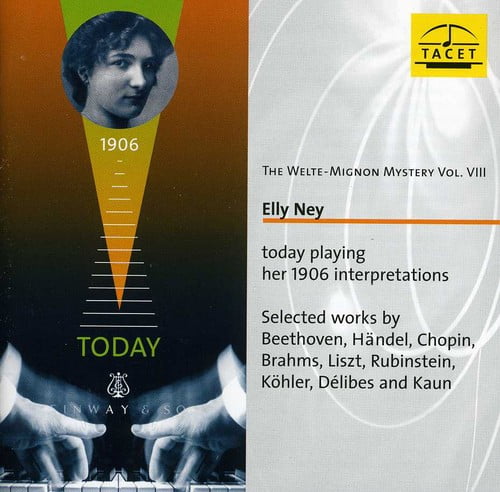 Elly Ney - Welte-Mignon Mystery 8: Elly Ney - Music & Performance - CD - Walmart.com