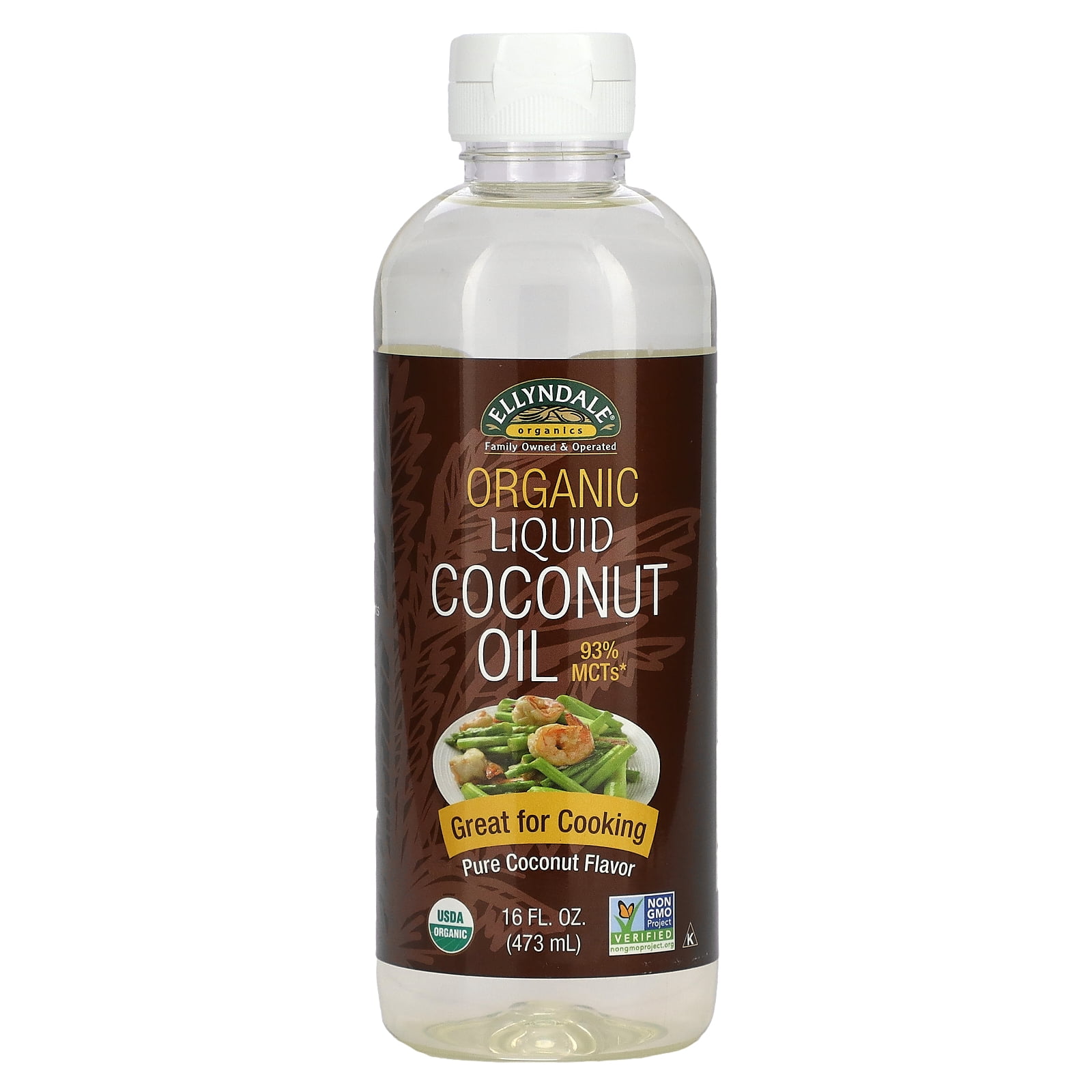 Ellyndale Naturals Liquid Coconut Oil, 16 Fl Oz - Walmart.com