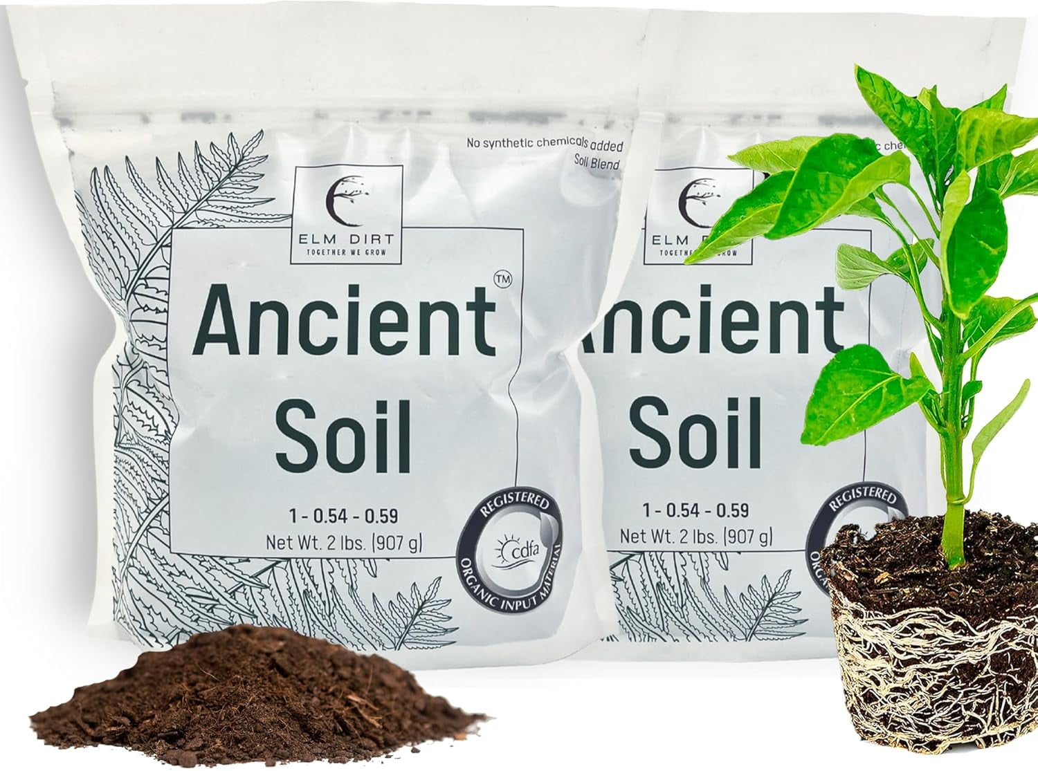 Elm Dirt Premium Ancient Soil for All Plants - Organic Plant Soil for Outdoor Plants & Indoor ...