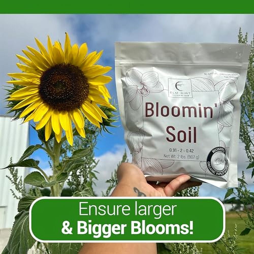 Elm Dirt Premium Bloom Soil - 100% Organic for Outdoor & Indoor Plants ...
